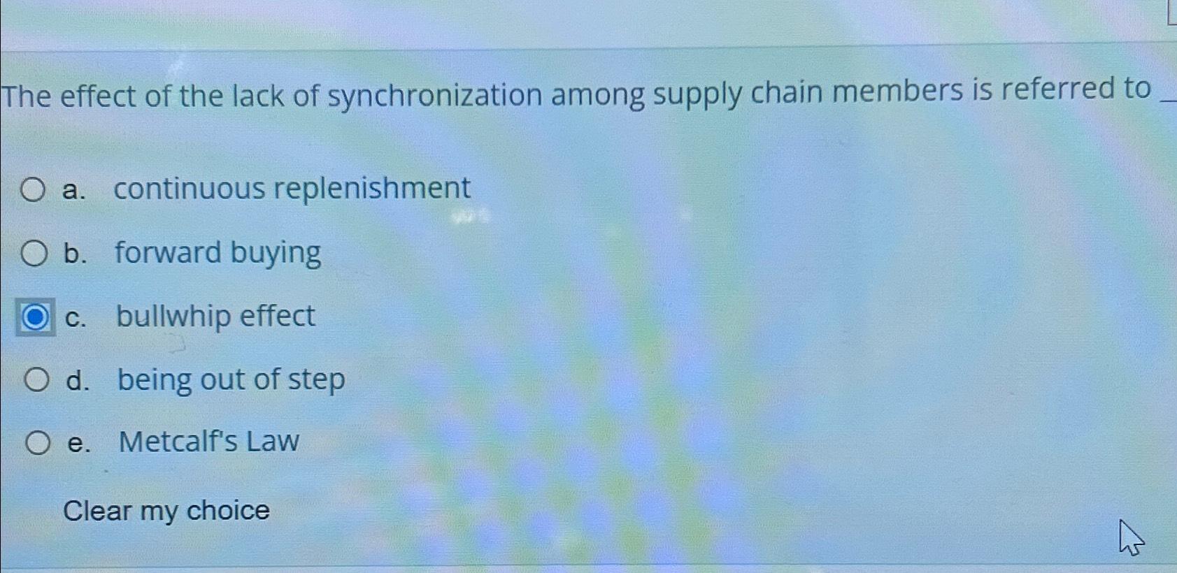 Solved The effect of the lack of synchronization among | Chegg.com