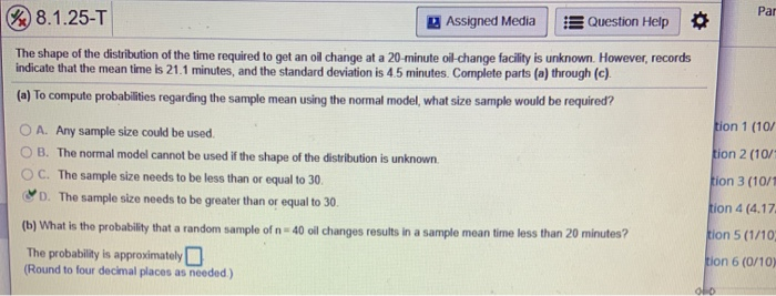 Solved Pai W 8.1.25-T Assigned Media Is Question Help The | Chegg.com