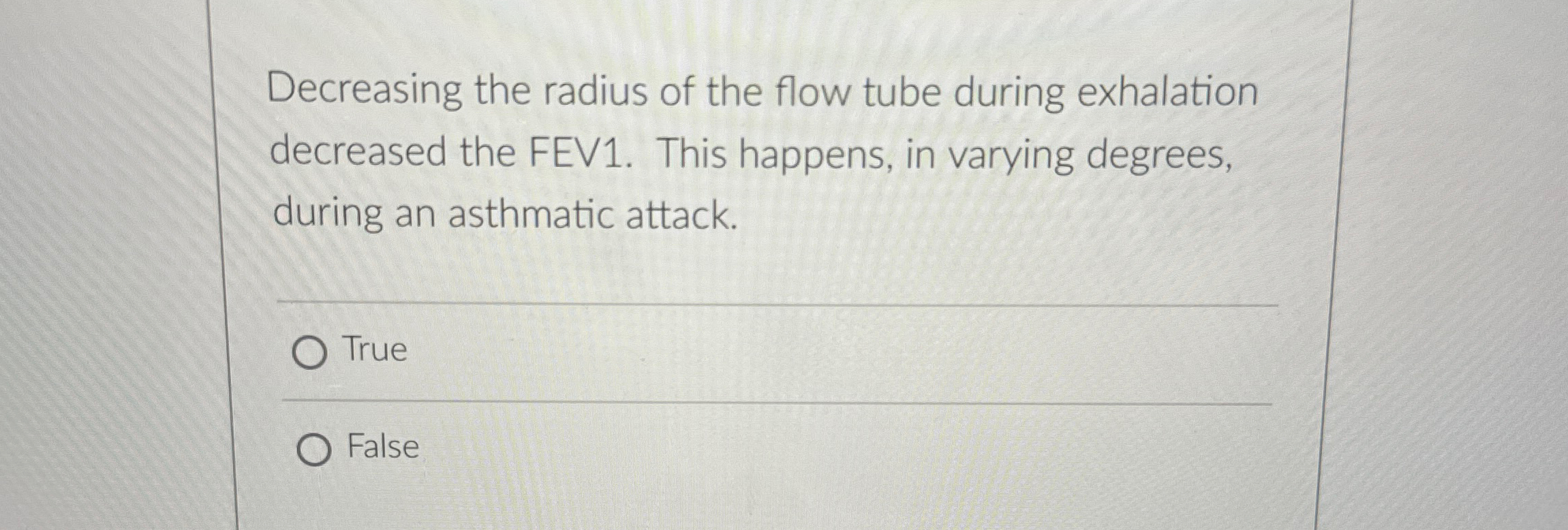 Solved Decreasing the radius of the flow tube during | Chegg.com