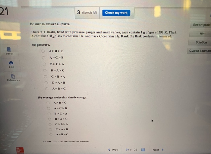 Solved 3 attempts left Check my work Be sure to answer all | Chegg.com