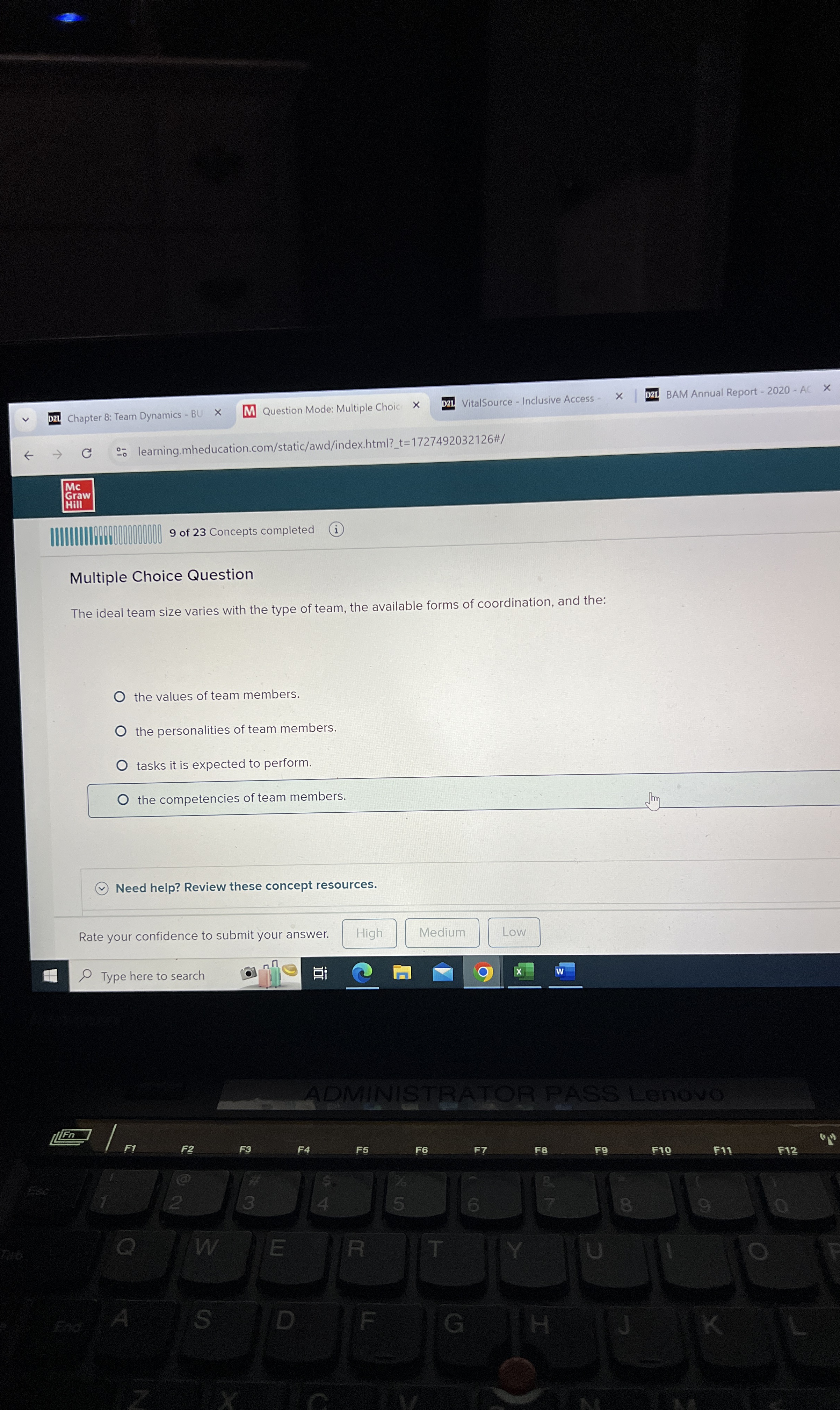 Solved Multiple Choice QuestionThe ideal team size varies | Chegg.com