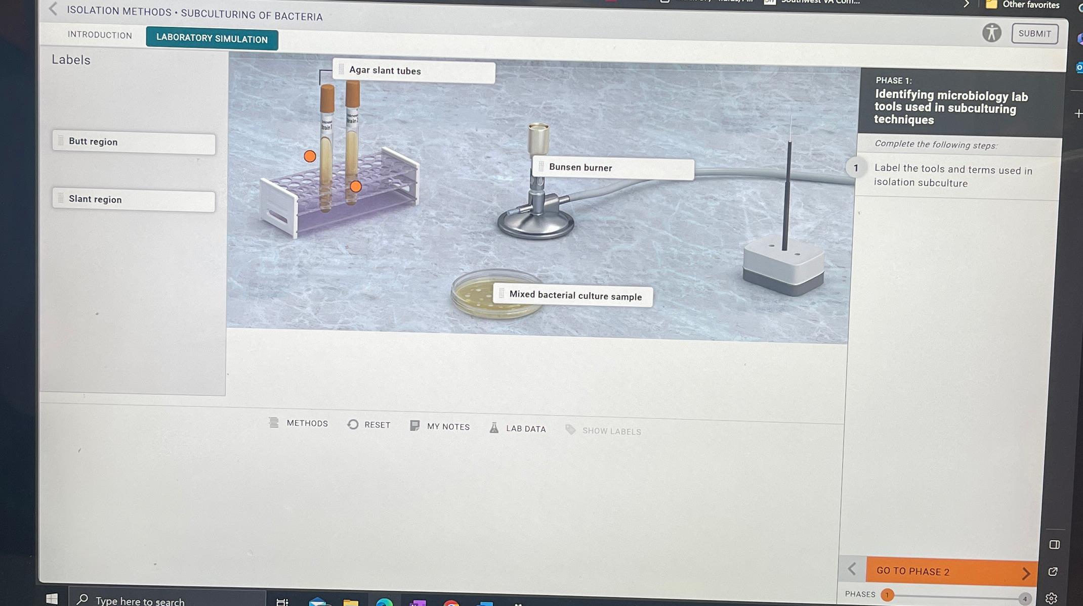 Solved ISOLATION METHODS * ﻿SUBCULTURING OF BACTERIAOther | Chegg.com