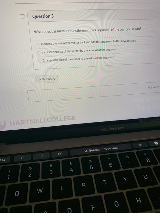Solved Question 1 Which Is The Return Type Of This Following 8062