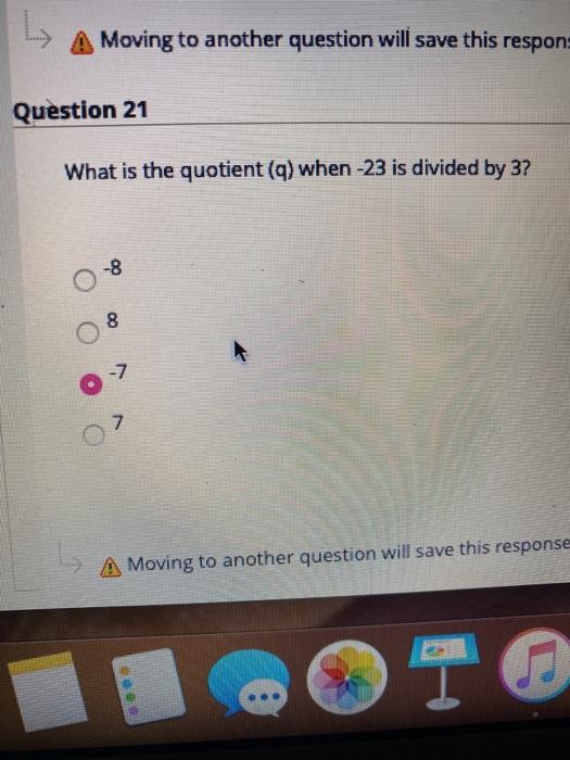 Solved L A Moving to another question will save this respons | Chegg.com