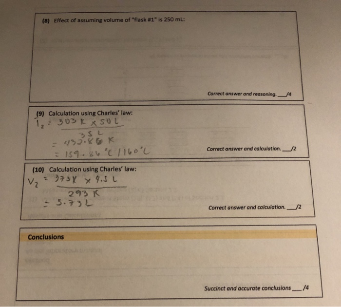 Solved Charles’ law lab According to the steps outlined in | Chegg.com