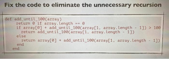 Solved Instructions: convert the following ruby codes in the | Chegg.com