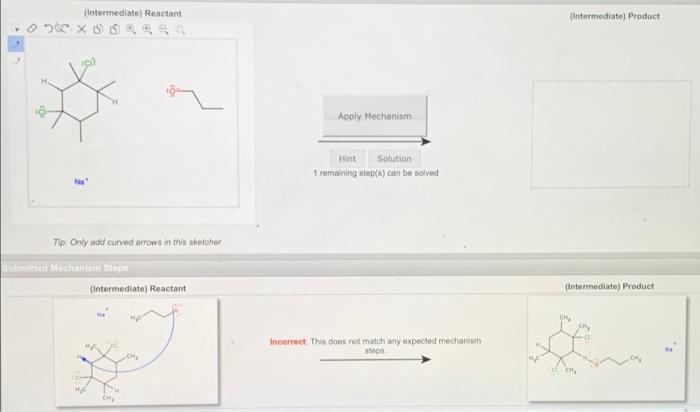 Solved (Intermediate) Reactant XOS Intermediate) Product | Chegg.com