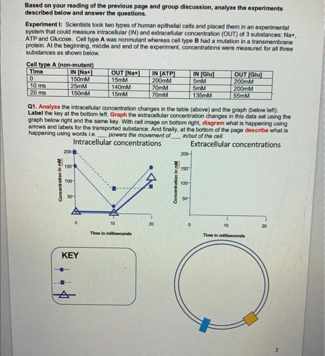 Solved Worksheet 22 Primary and Secondary Active Transport | Chegg.com