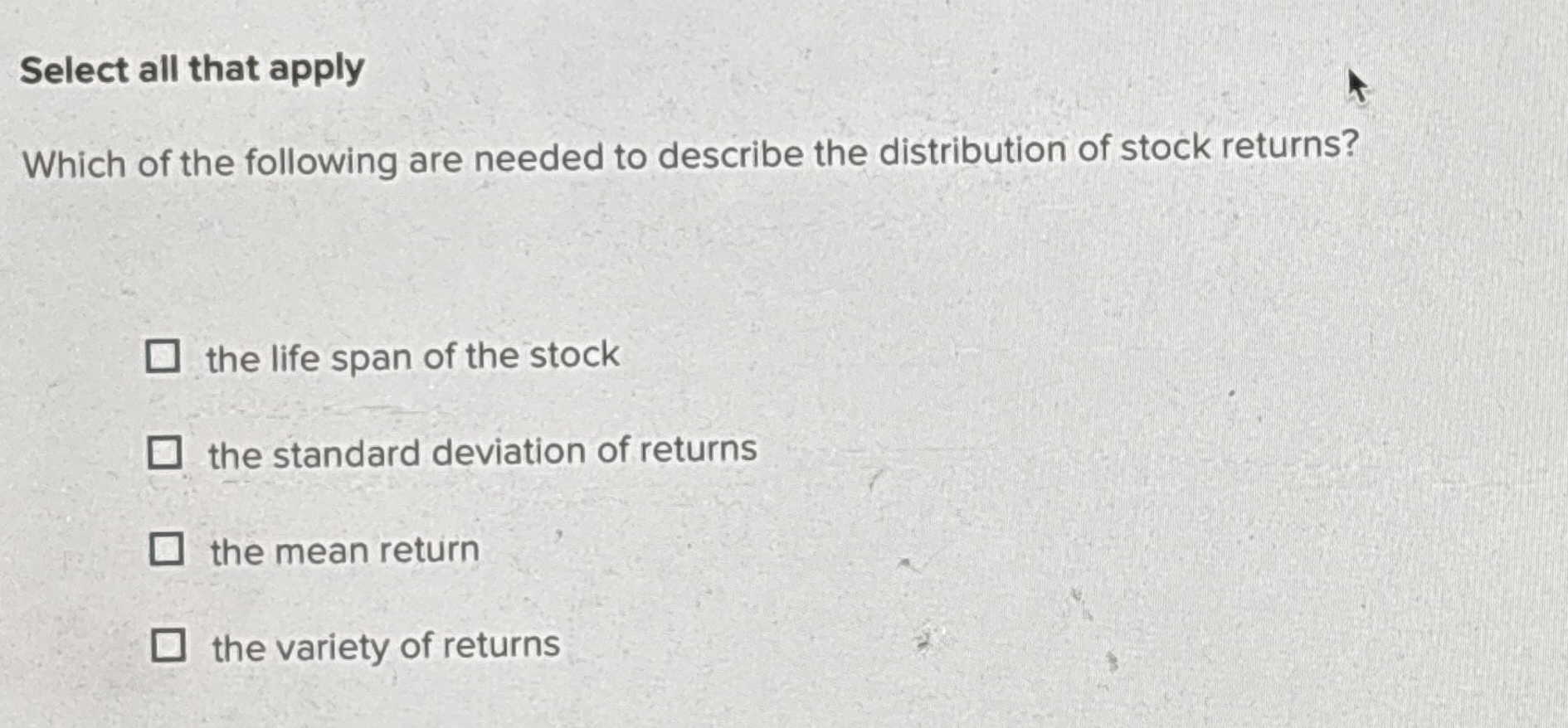 Solved Select all that applyWhich of the following are | Chegg.com