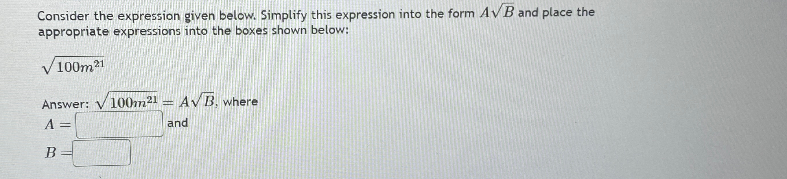 Solved Consider the expression given below. Simplify this | Chegg.com