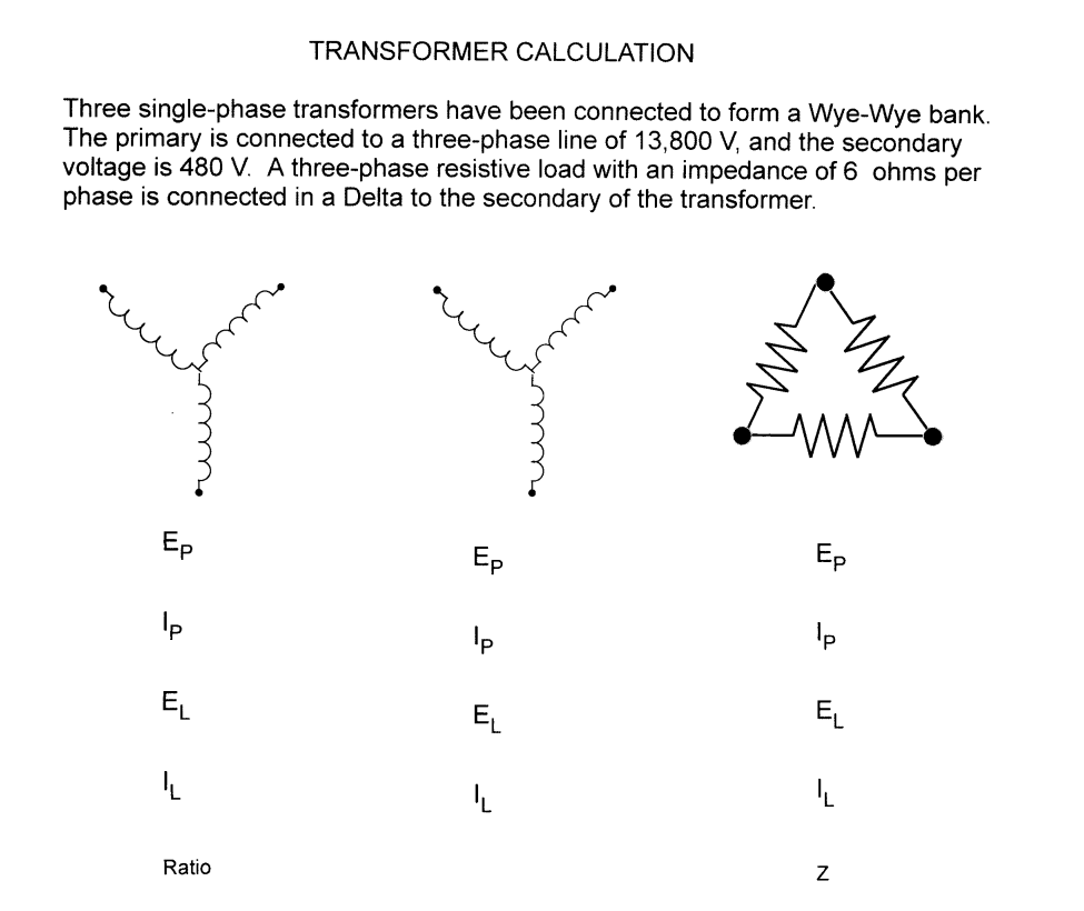Solved TRANSFORMER CALCULATIONThree single-phase | Chegg.com
