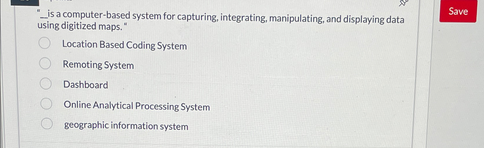 Solved Is A Computer Based System For Capturing