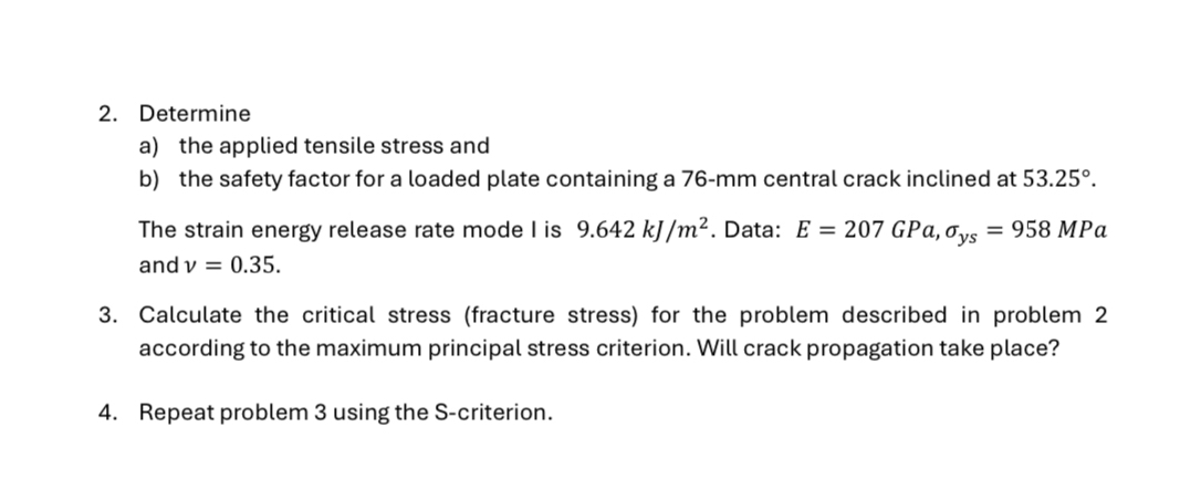 Solved Determinea) ﻿the applied tensile stress andb) ﻿the | Chegg.com