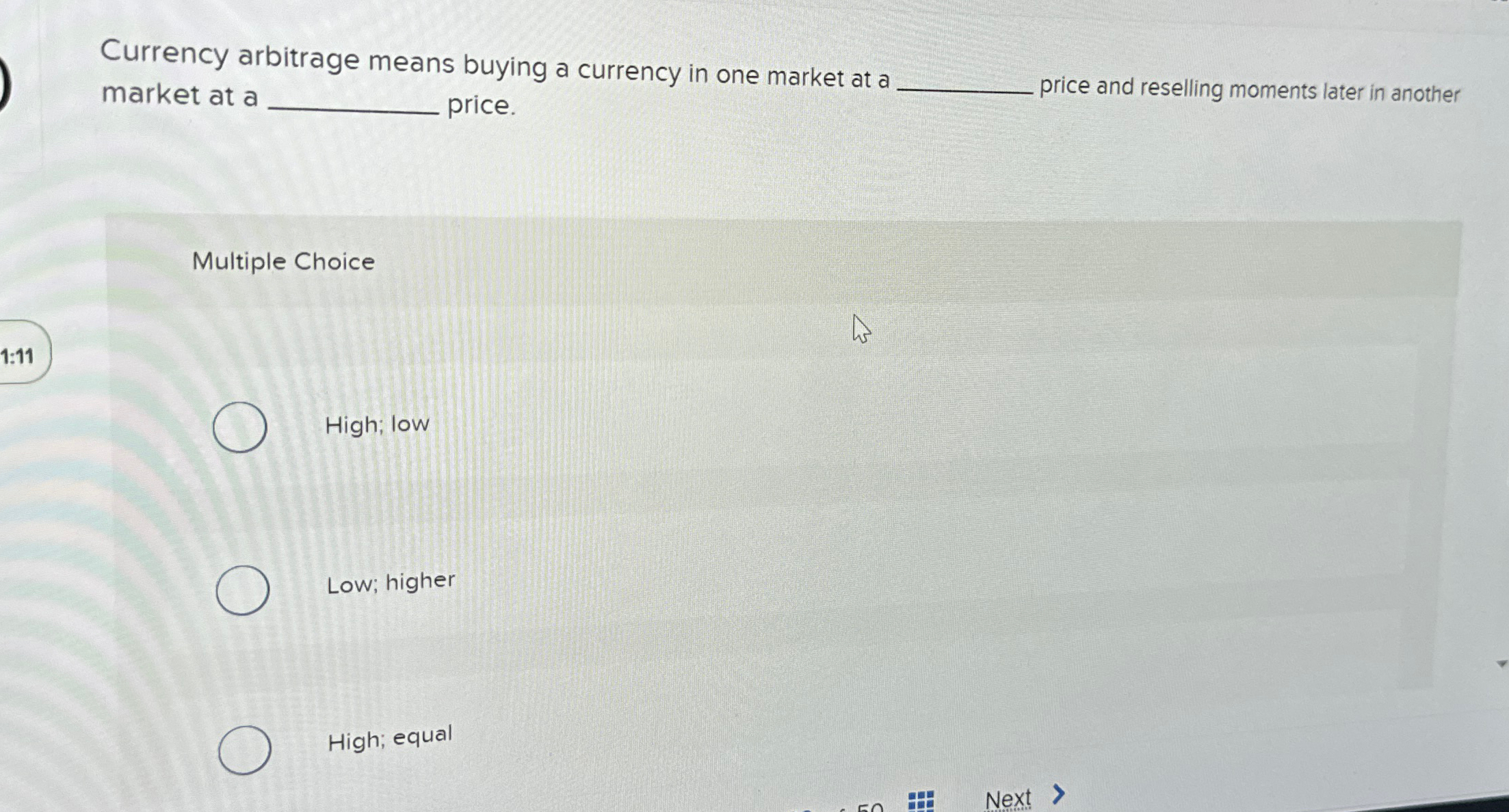 Solved Currency arbitrage means buying a currency in one | Chegg.com
