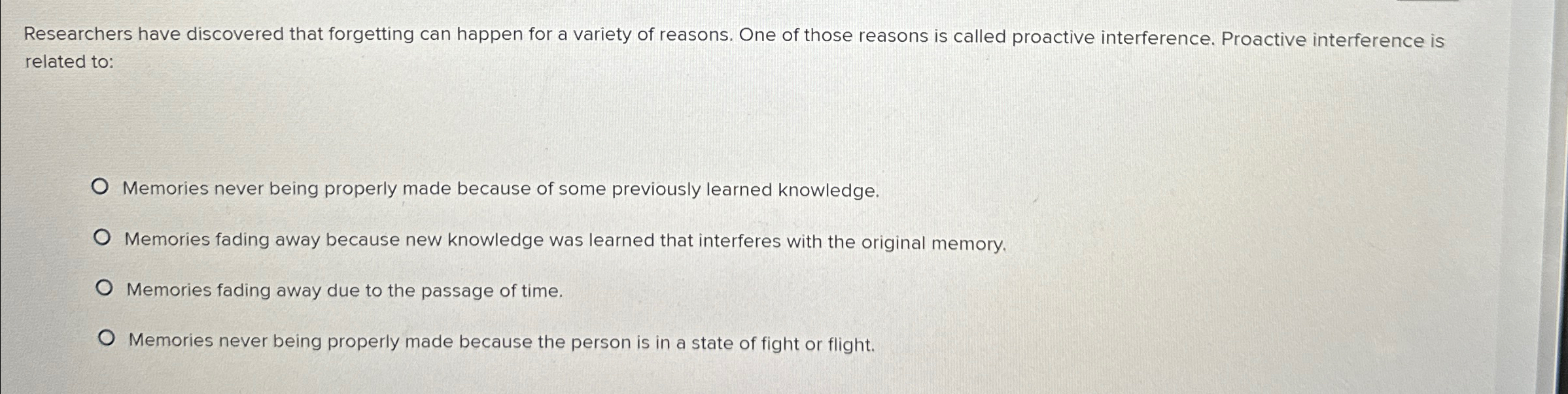 Solved Researchers have discovered that forgetting can | Chegg.com