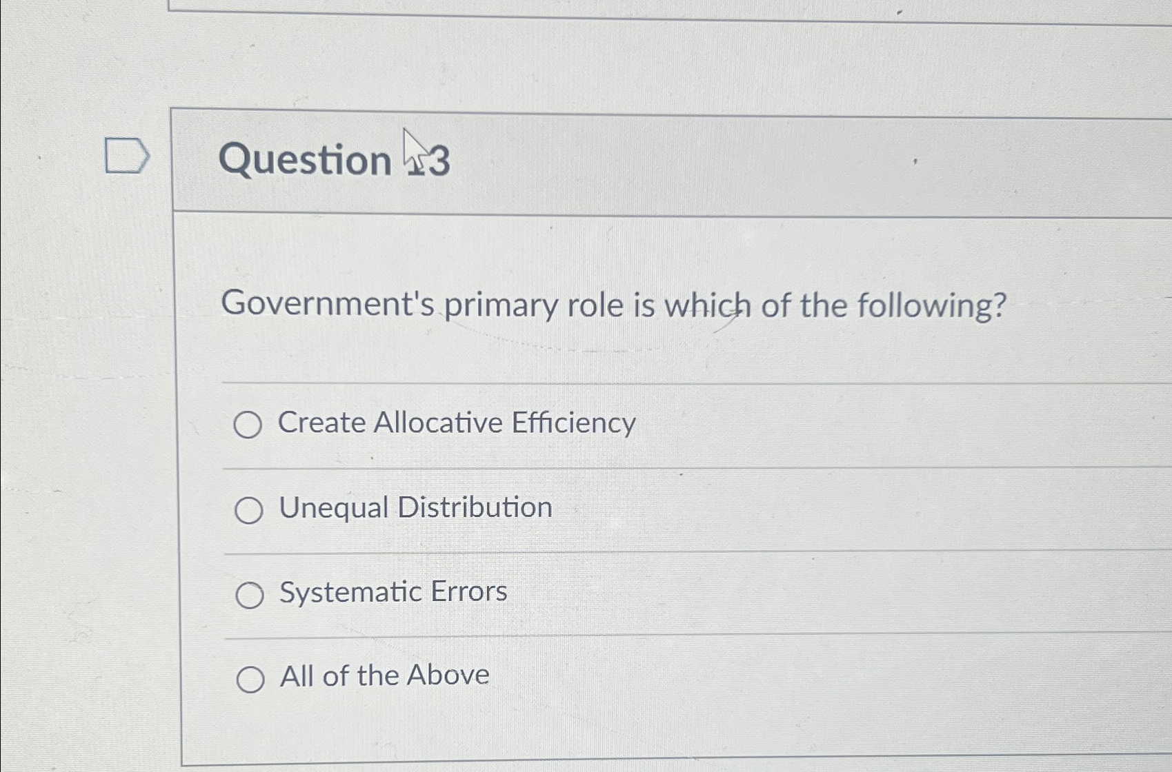 Solved Question ?23Government's primary role is which of the | Chegg.com