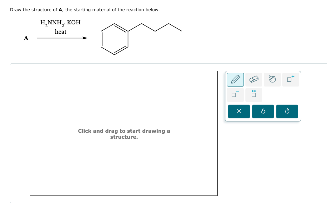 Solved Draw the structure of A, ﻿the starting material of | Chegg.com