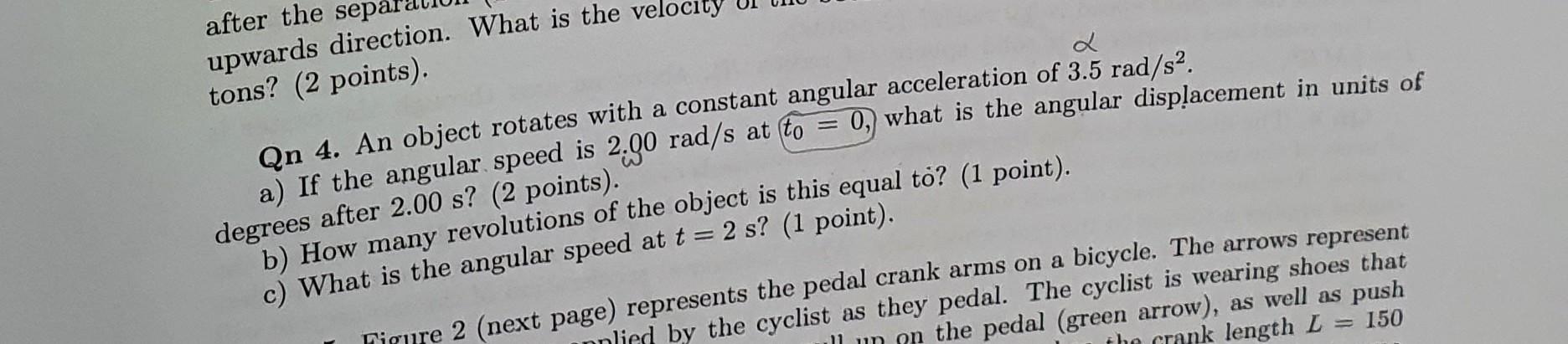 Solved after the upwards direction. What is the velocity | Chegg.com