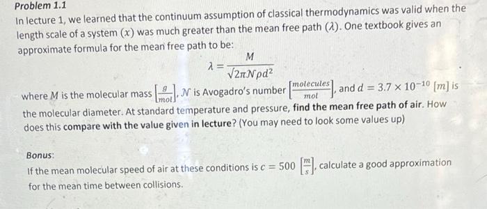 Solved Problem 1.1 In lecture 1 , we learned that the | Chegg.com