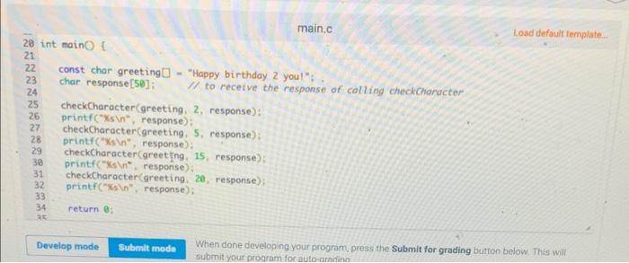 Solved 7.24 LAB: Fun with characters Complete the | Chegg.com