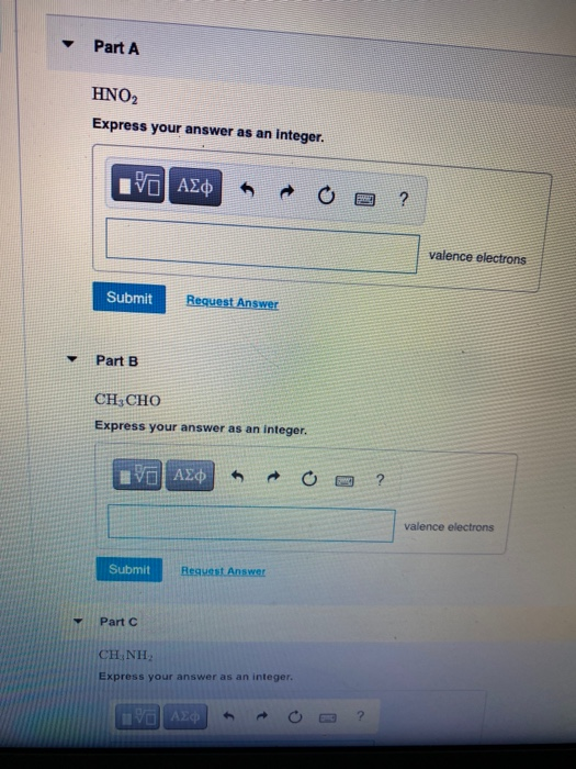 Solved Part A HNO2 Express your answer as an integer. ΟΙ ΑΣφ | Chegg.com