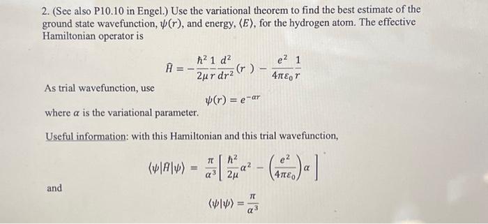 2 See Also P10 10 In Engel Use The Variational