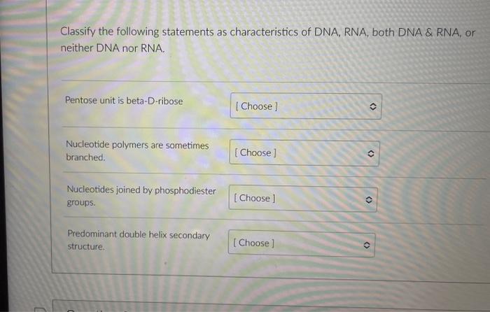 Solved Classify the following statements as characteristics | Chegg.com