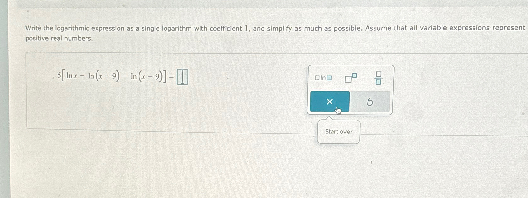 Solved Write The Logarithmic Expression As A Single 1011