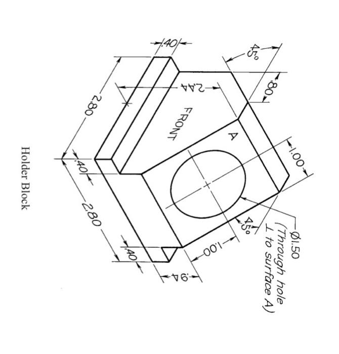 Solved Draw front, right-side and complete auxiliary showing | Chegg.com