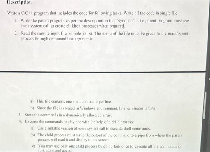 Solved should give the output like sample given below when | Chegg.com