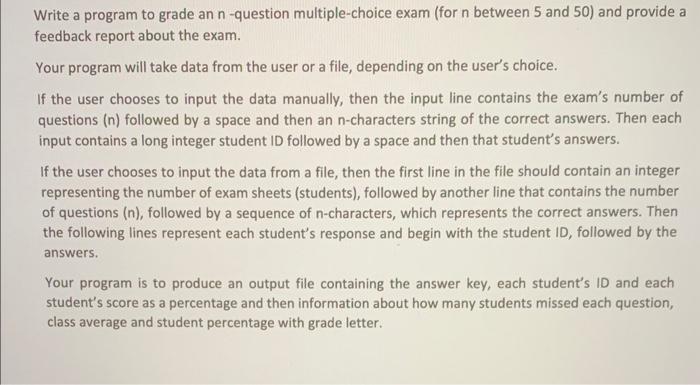 Solved Write a C++ program The program should ask the user | Chegg.com