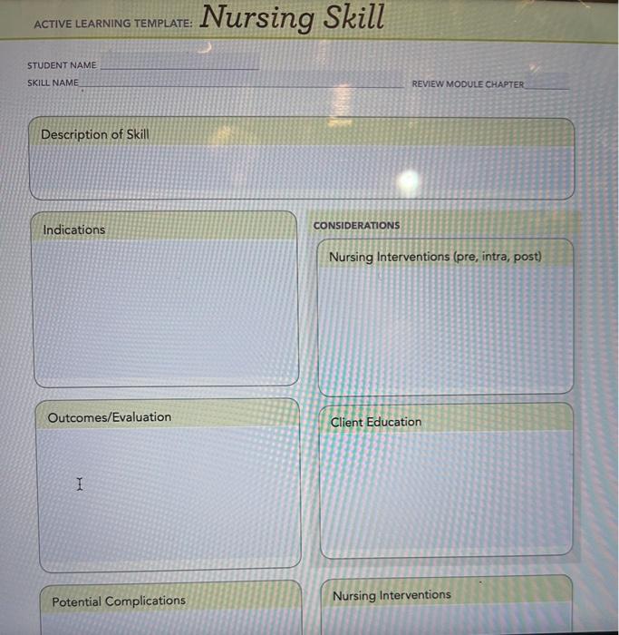 Solved Nutrition and Oral Hydration o Fluid Imbalances: | Chegg.com