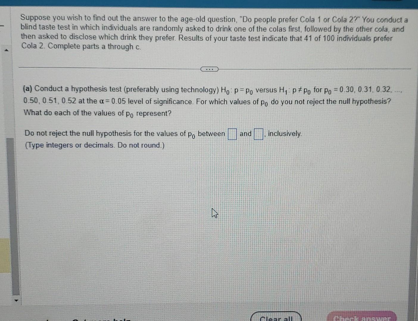 Solved Suppose you wish to find out the answer to the | Chegg.com