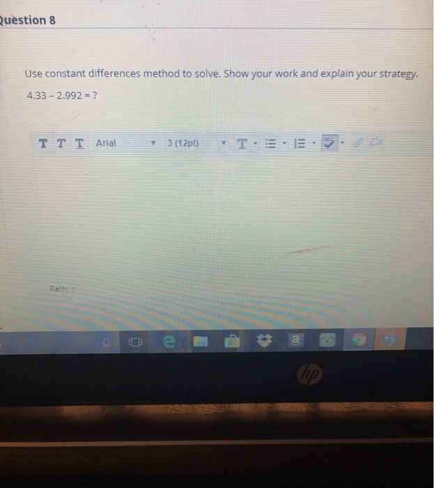 Solved question 8 Use constant differences method to solve. | Chegg.com
