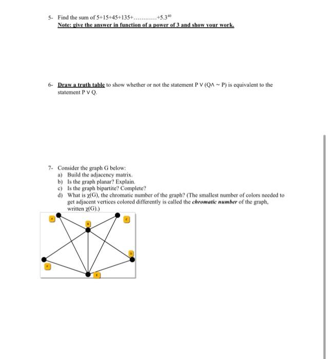 Solved a) Give a recursive definition for the sequence. (aa= | Chegg.com