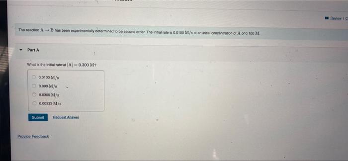 Solved Consider the reaction A+28 C whose rate at 25°C was | Chegg.com