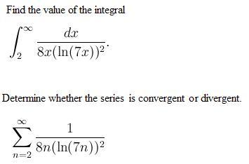 Solved Find the value of the integral infinity 2 | Chegg.com