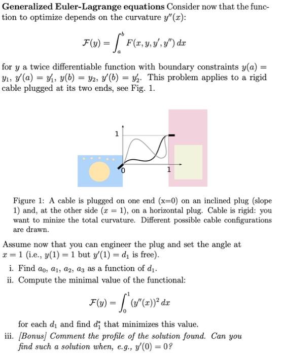 Solved Generalized Euler-Lagrange equations Consider now | Chegg.com
