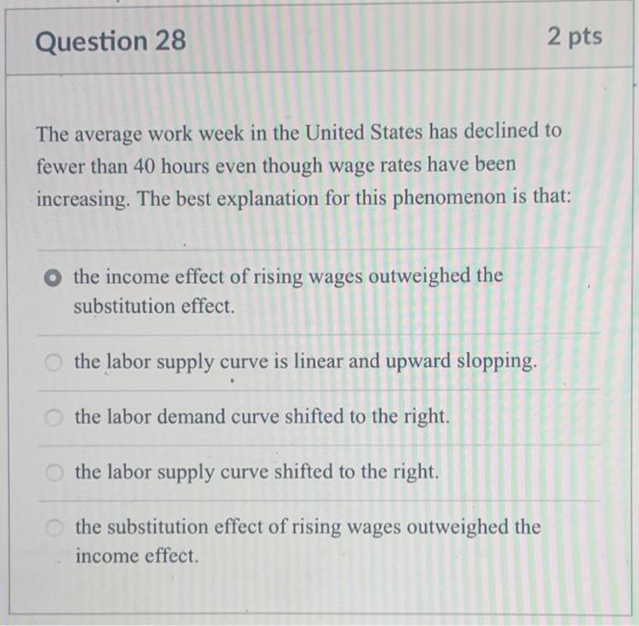 Solved Restricting the supply of labor in order to increase | Chegg.com