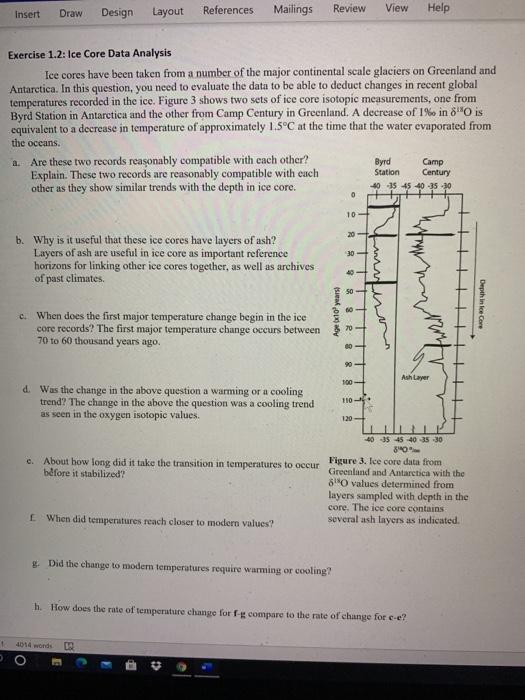 Solved Draw Design Layout Insert References Mailings Review | Chegg.com