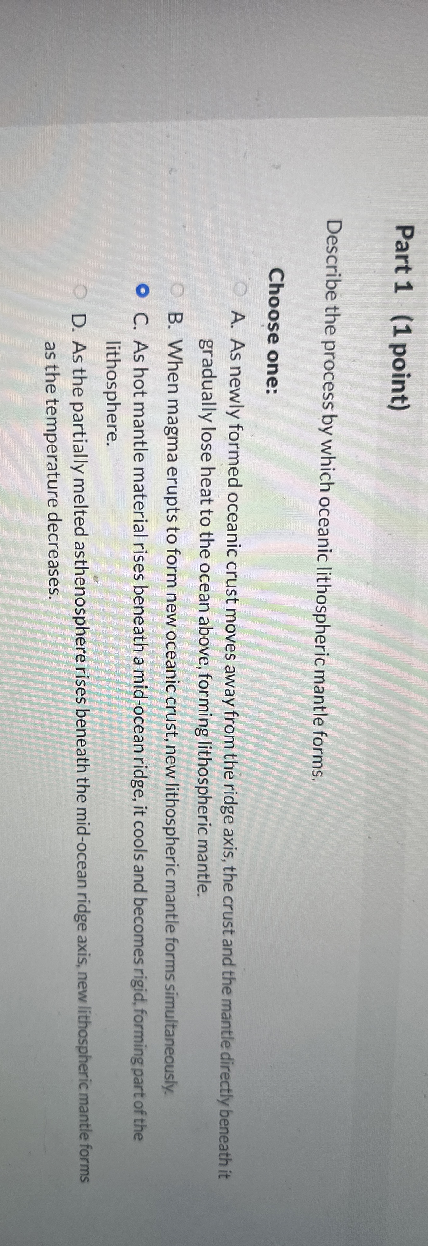 Solved Part 1 (1 ﻿point)Describe the process by which | Chegg.com