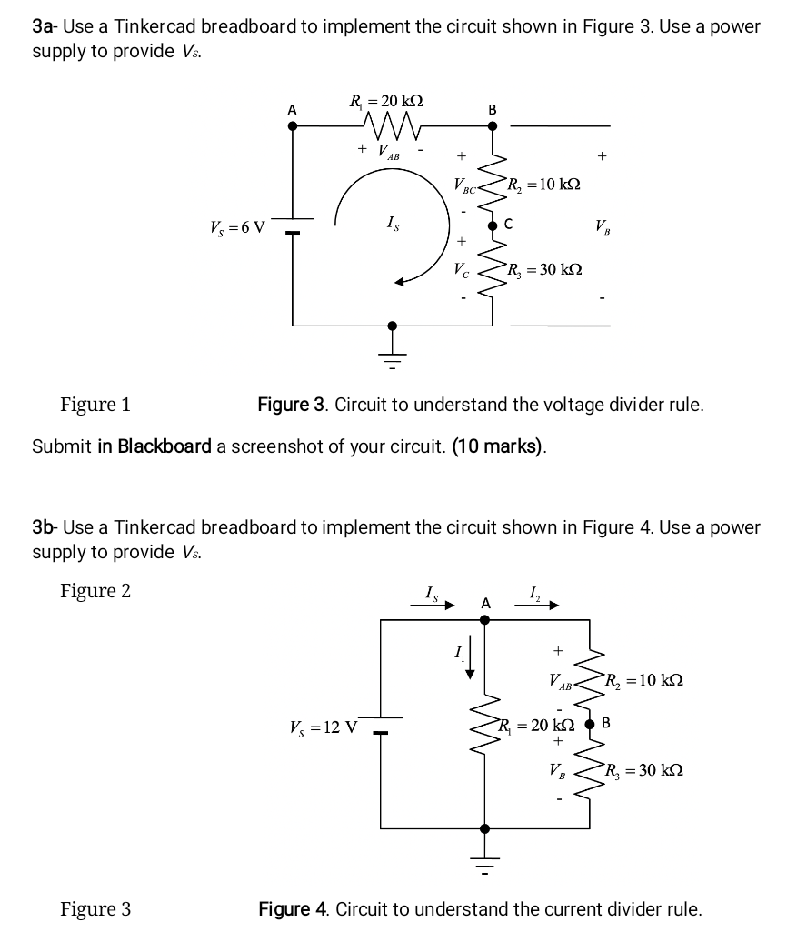 Solved 3a- Use a Tinkercad breadboard to implement the | Chegg.com