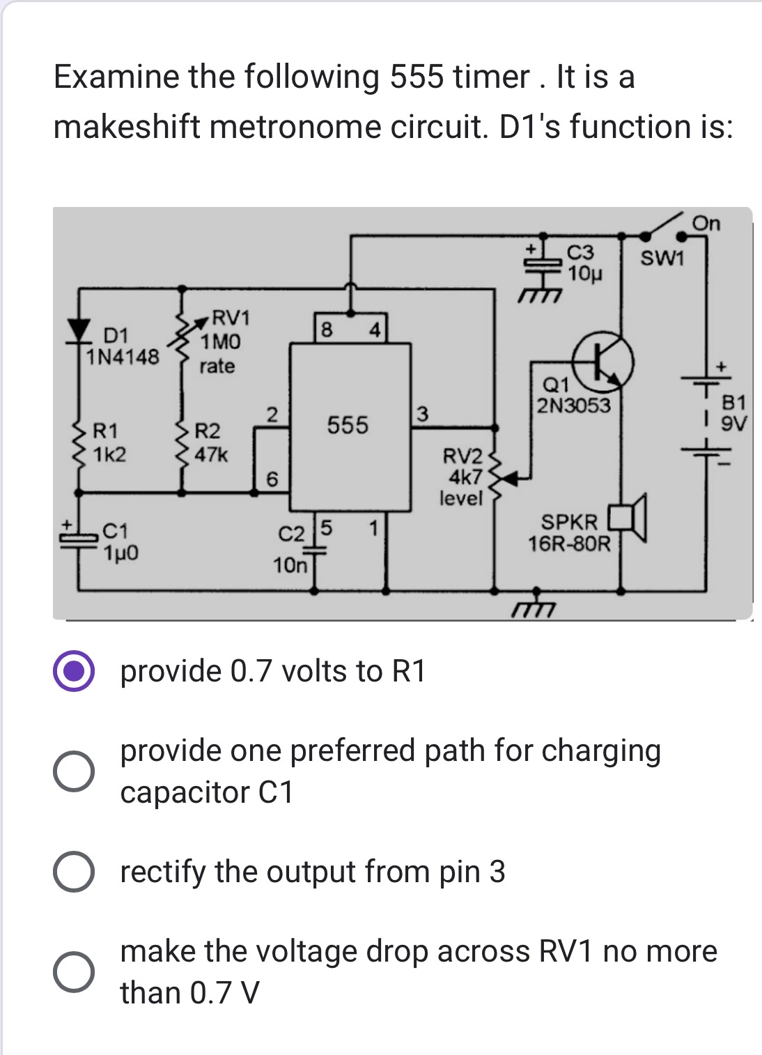 Solved Examine the following 555 ﻿timer . ﻿It is a makeshift | Chegg.com