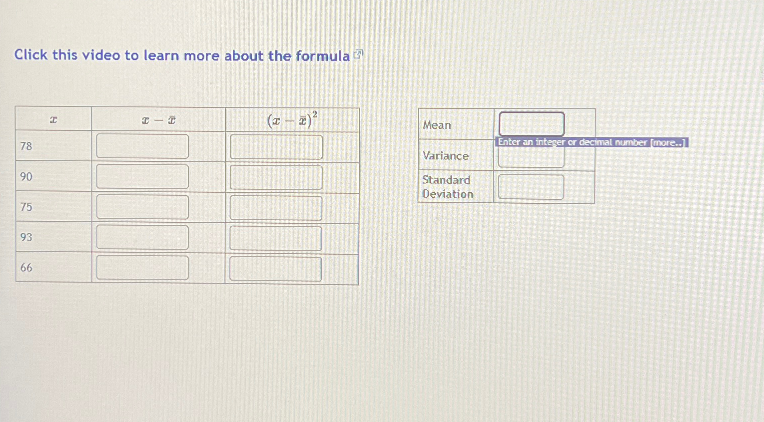 Solved Click this video to learn more about the | Chegg.com