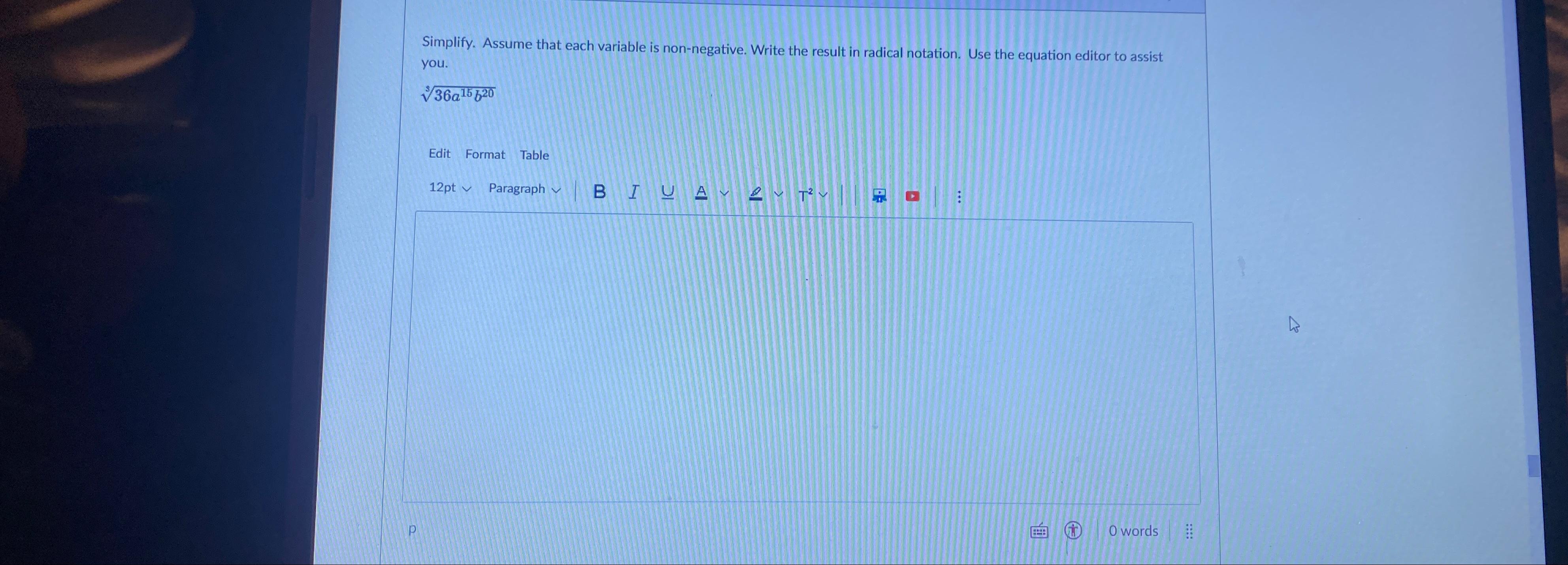 Solved Simplify. Assume that each variable is non-negative. | Chegg.com