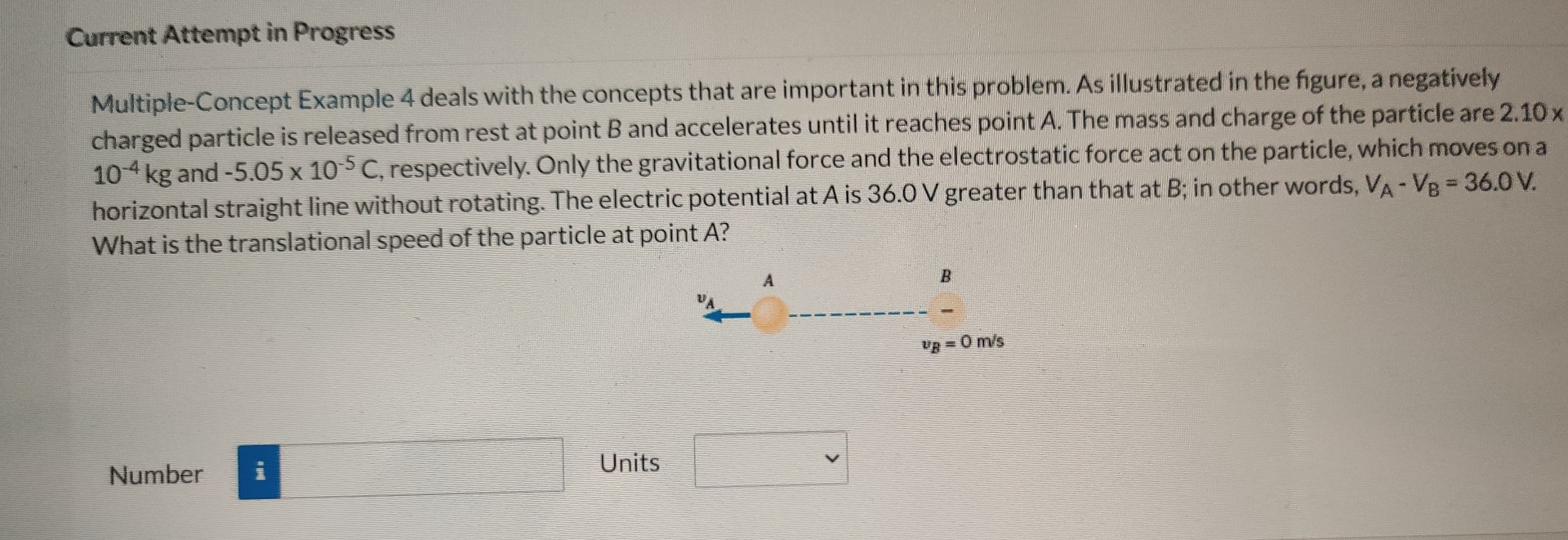 Solved Current Attempt in ProgressMultiple-Concept Example 4 | Chegg.com