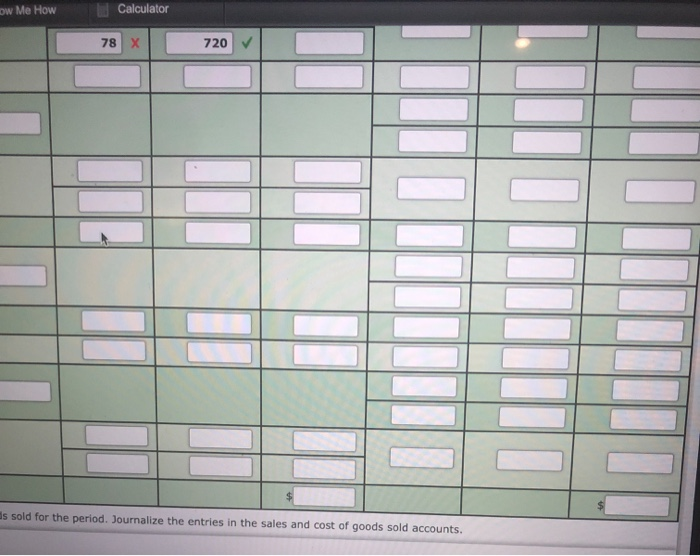 Solved Show Me How Calculator eBook FIFO Perpetual Inventory | Chegg.com