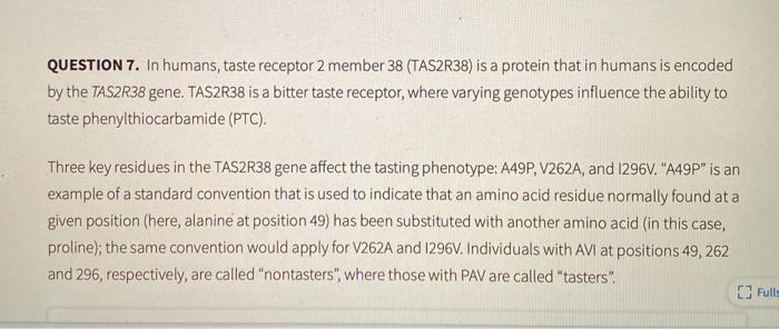 Solved If the GCT codon for alanine at position 262 results | Chegg.com