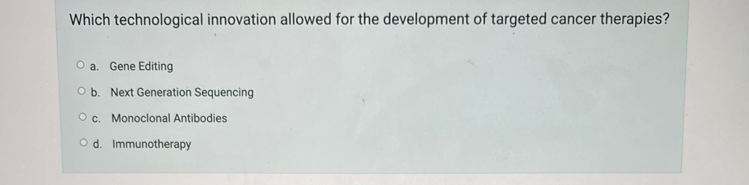 Solved Which technological innovation allowed for the | Chegg.com