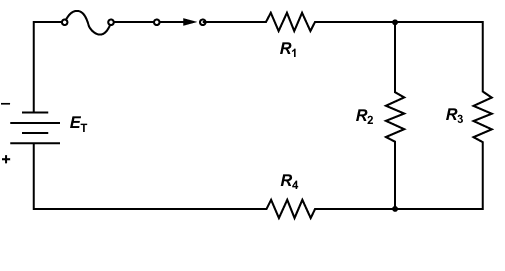 Solved 2,3Determine the voltage dropped across R4, ﻿given:ET | Chegg.com